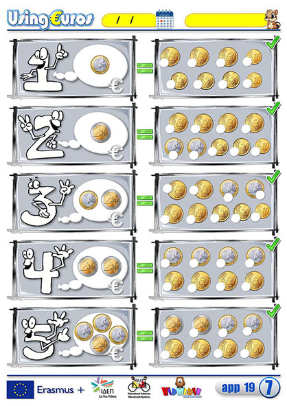 Shopping with Euros | Kidmedia learning games and teaching tools